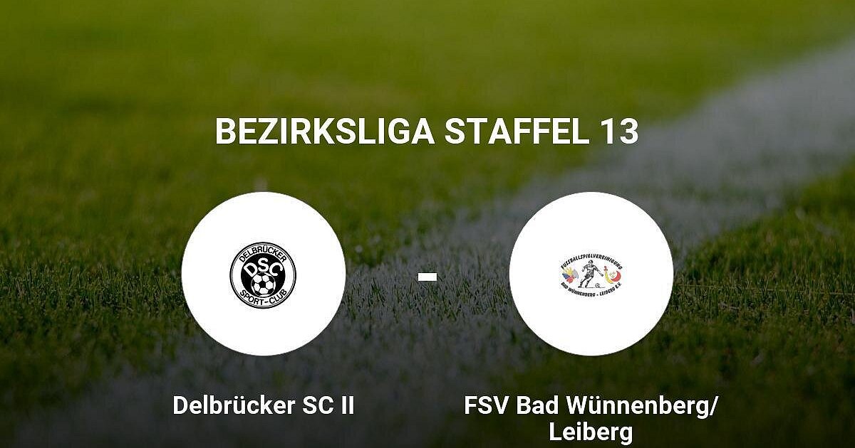 Der Delbrücker SC II gegen das Team des FSV Bad Wünnenberg/Leiberg | nw.de