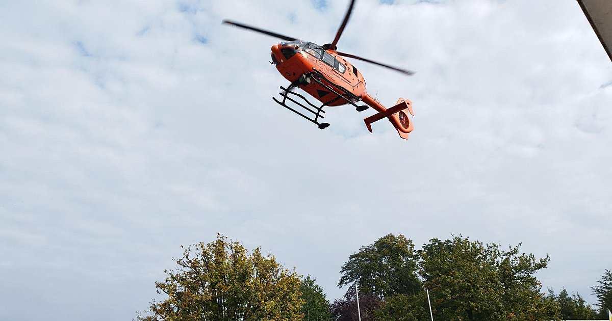 Schwerer Unfall im Kreis Gütersloh – Rettungshubschrauber Christoph 13 landet | nw.de