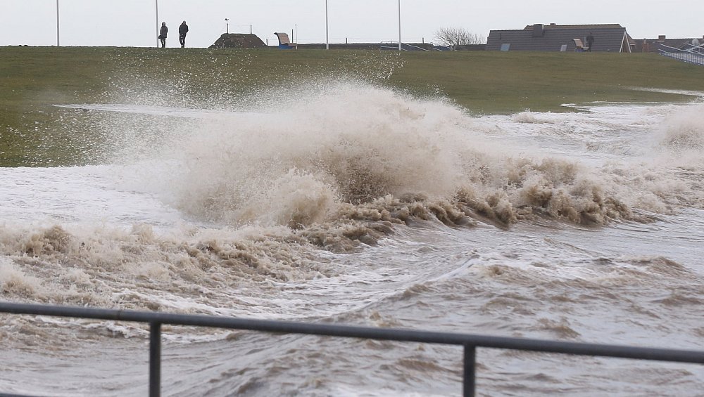 Sturmflut in Nordfriesland: Hochwasser auf Sylt, Föhr und Amrum | nw.de
